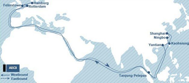 UASC Tracking| Vessel sailing schedule China Europe